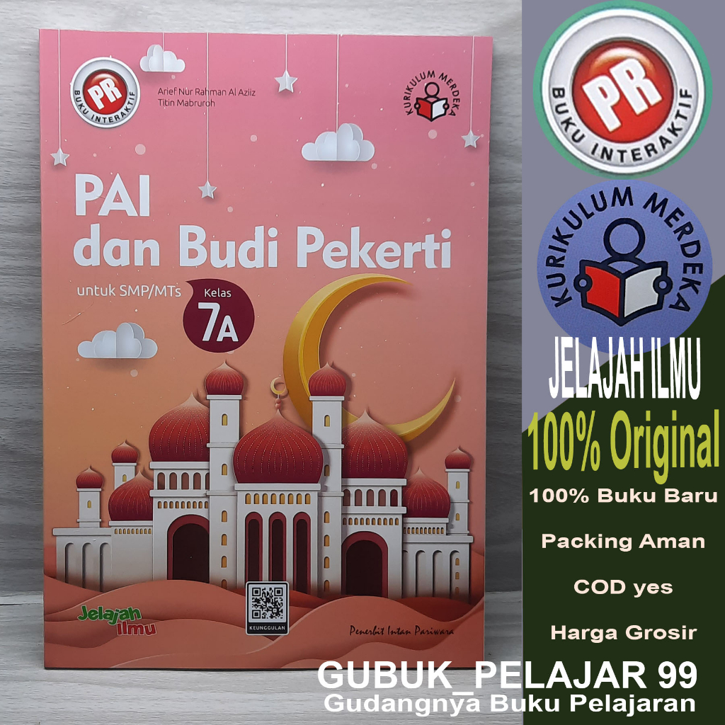 Jual Buku Interaktif PR PAI dan Budi Pekerti 7A Kelas 7 Semester 1 SMP/MTs Kurikulum Merdeka ...