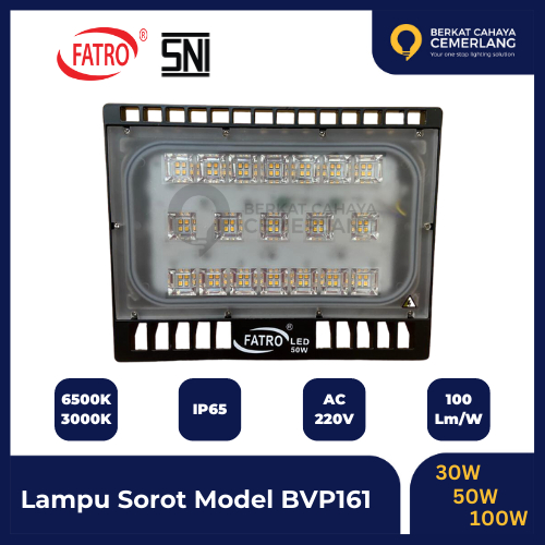 Jual Lampu Sorot LED Model PHILIPS BVP161 30W 50W 100W | Shopee Indonesia