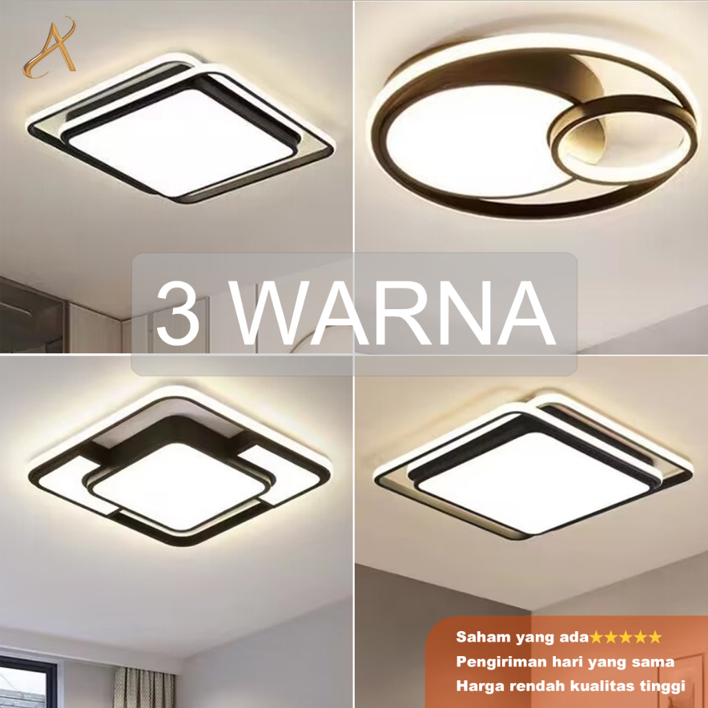 Jual Lampu Kamar Tidur Modern Sederhana Lampu Plafon LED Lampu Kamar ...