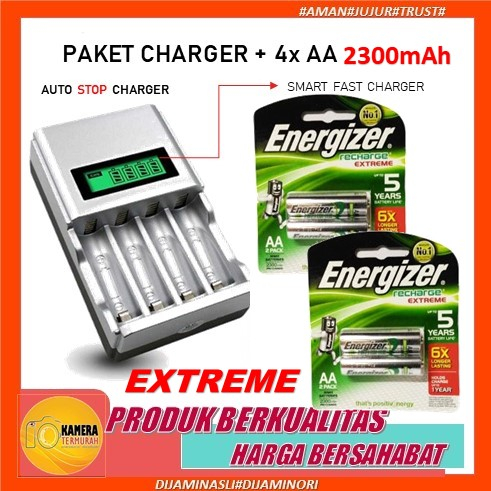 Jual Baterai Energizer Extreme Rechargeable AA 2300mAh ORI Made ini ...