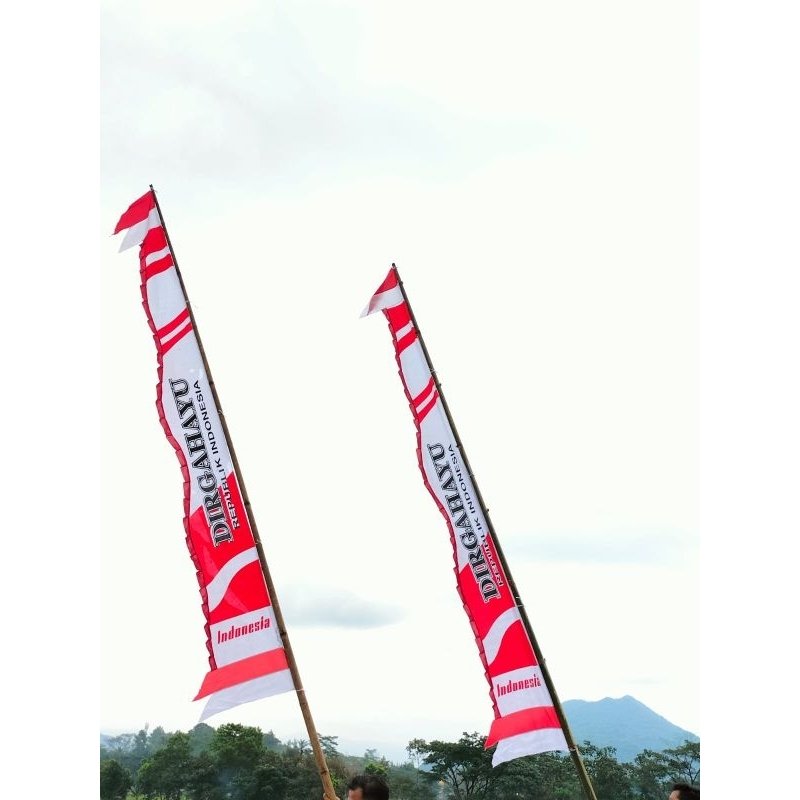 Jual Bendera Bandir model keris jumbo 4 meter | Shopee Indonesia