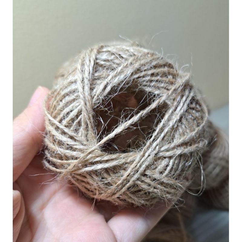 Jual tali rami natural/tali goni/ukuran 1.5mm x 30cm | Shopee Indonesia