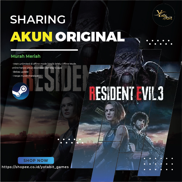 Jual Resident Evil 3 Remake PC Sharing Original Offline | Shopee Indonesia