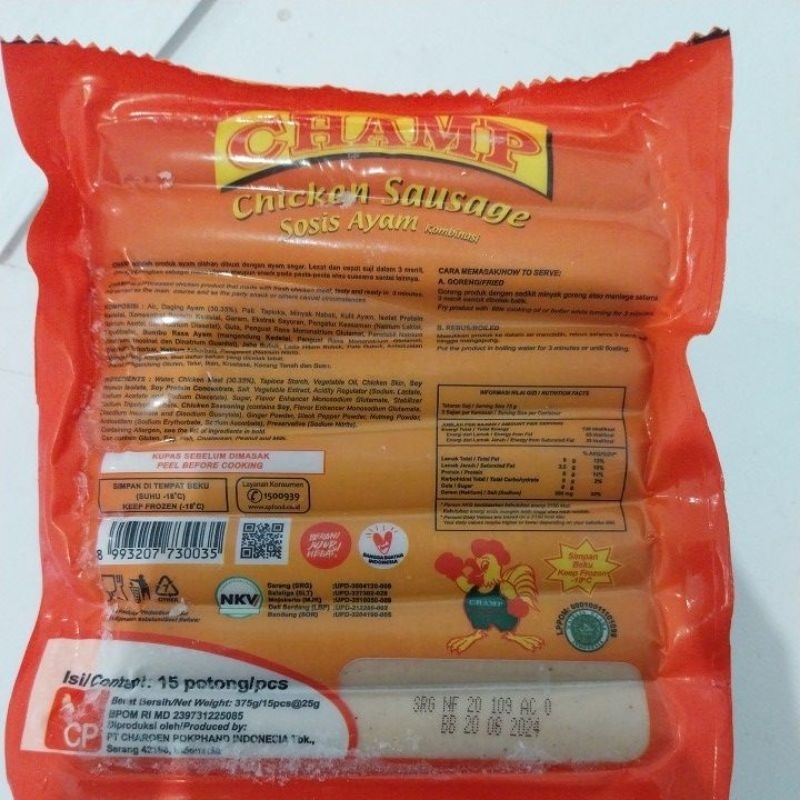 Jual Sosis Champ Ayam | Shopee Indonesia