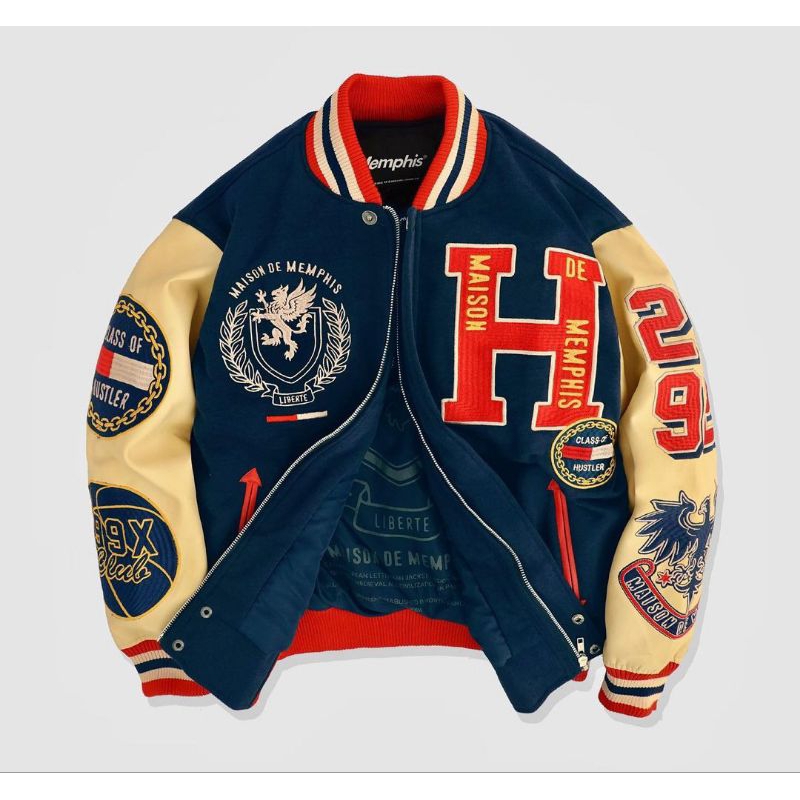 Jual MEMPHISORIGINS MAISON DE MEMPHIS/DIABLO/SUPERBOWL - VARSITY JACKET ...