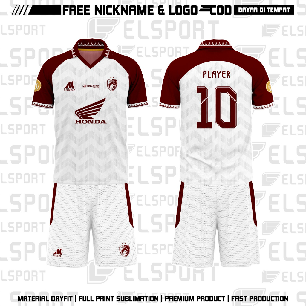 Jual Jersey Away Psm Makasar Terbaru Bri Liga 1 Musim 2023 Full ...