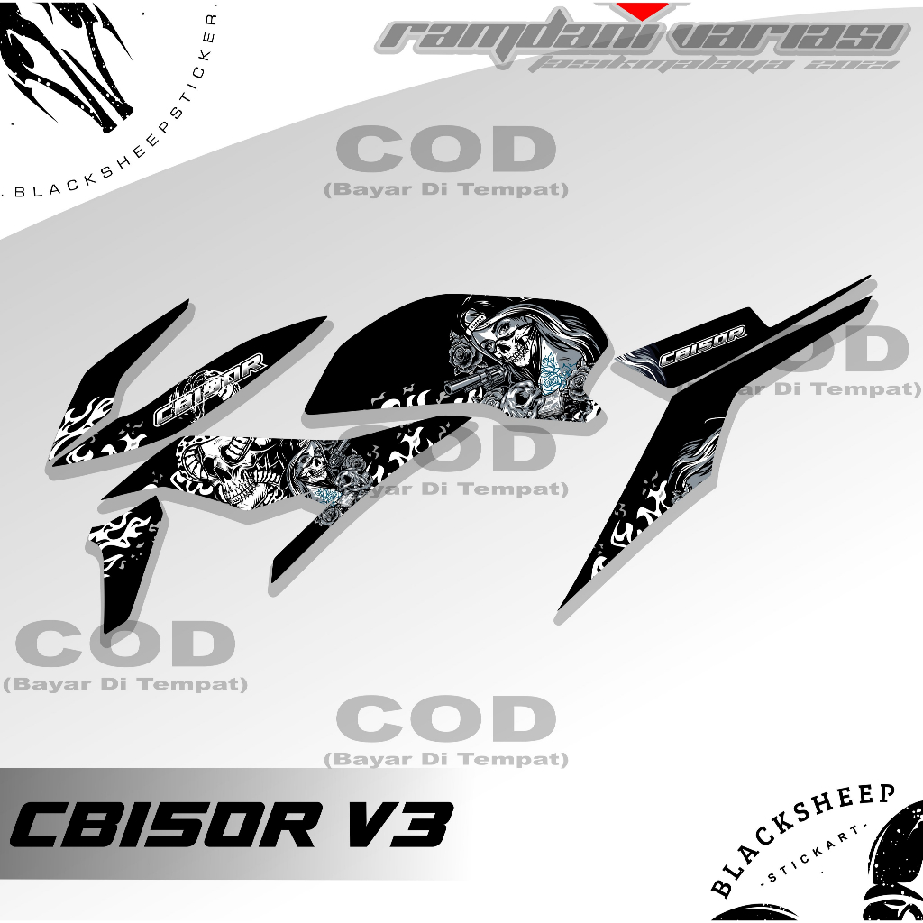 Jual STRIPING CB150R STREET FIRE - STIKER CB150R V3 MEDUSA V2 TERBARU ...