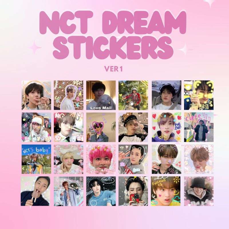 Jual [90 PCS] NCT DREAM LOVE MAIL STICKER FREBIESS STICKER DECO KPOP | Shopee Indonesia