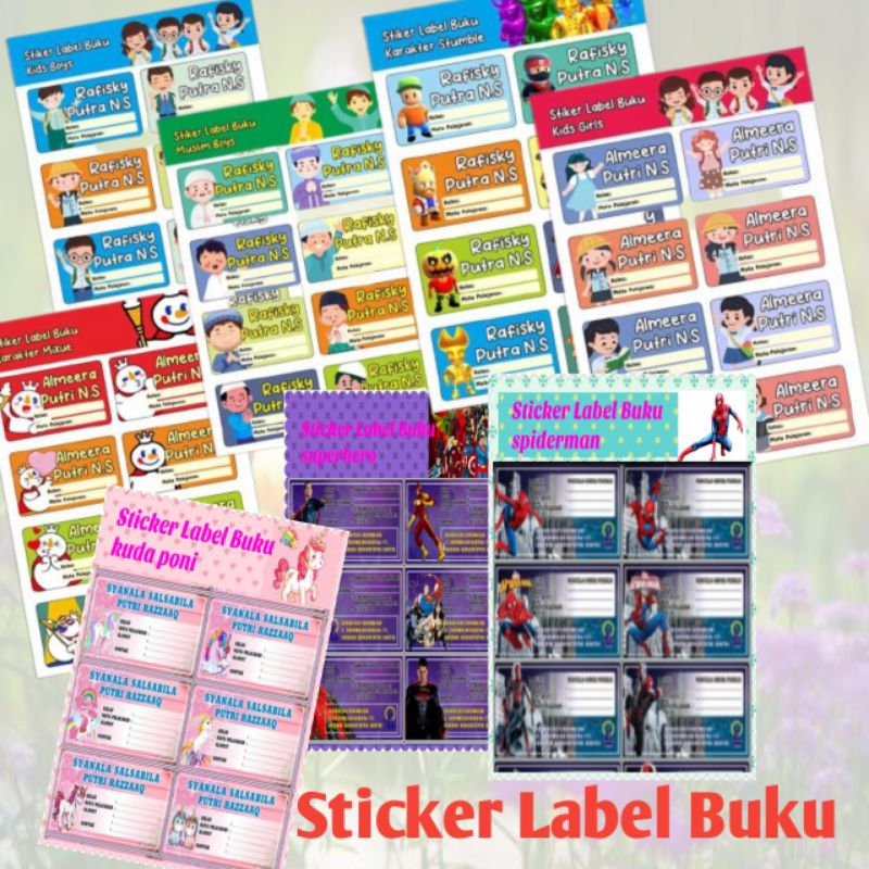 Jual sticker label buku | Shopee Indonesia