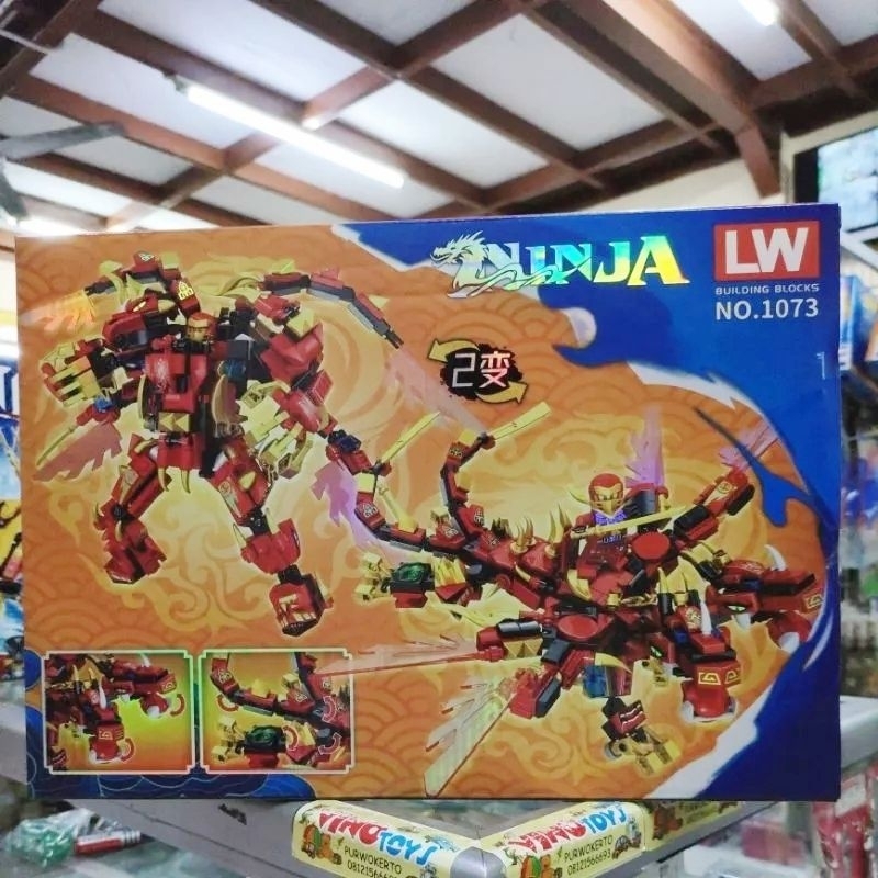 Jual mainan balok brick ninja naga robot motor ninjago | Shopee Indonesia