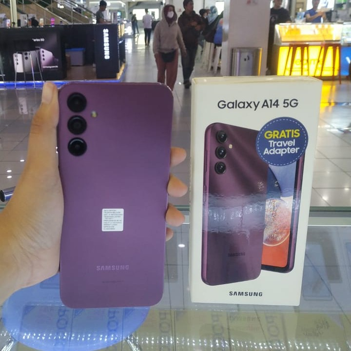 Jual SAMSUNG GALAXY A14 5G 6/128GB 6 128 SECOND LIKE NEW FULL SET RAM ...