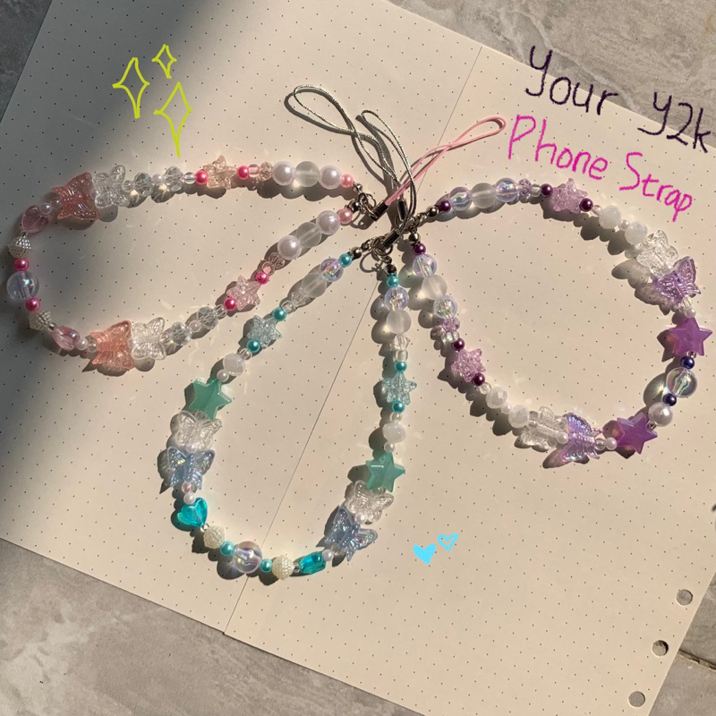 Jual phone strap / phone charm / gantungan handphone y2k | Shopee Indonesia