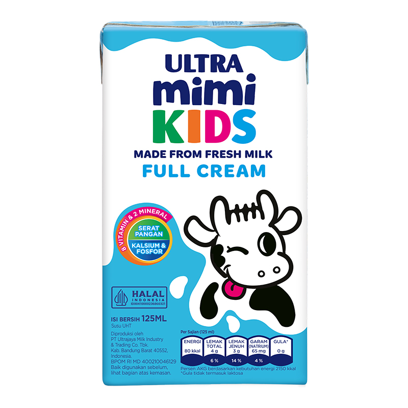 Jual ULTRA Mimi Kids Susu UHT Full Cream 125 ml | Shopee Indonesia