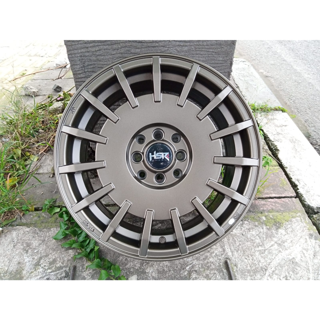 Jual VELG HSR RALLY R16X7 LUBANG BAUT 4X100 / 4X114,3 ET38 BRONZE ...