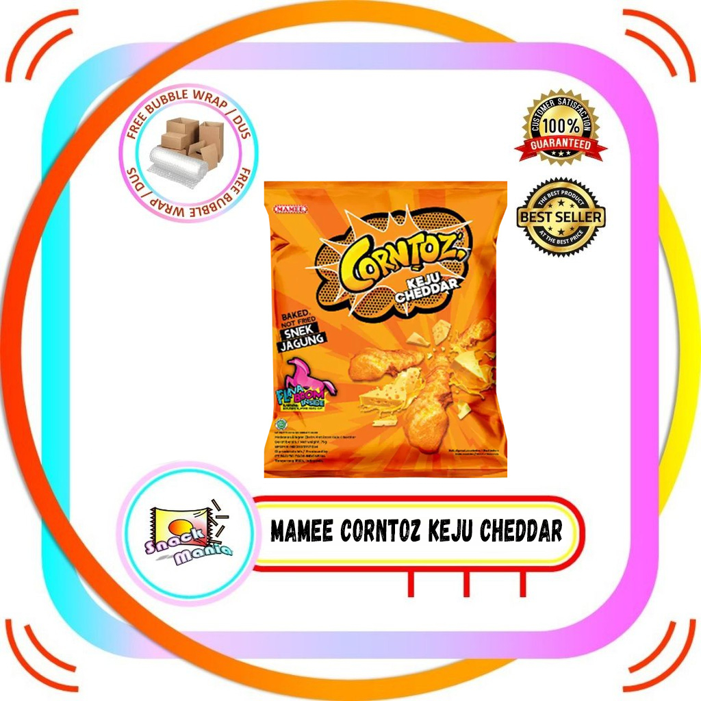 Jual Mamee Corntoz Keju Cheddar Snack 75 gr Cheese | Shopee Indonesia