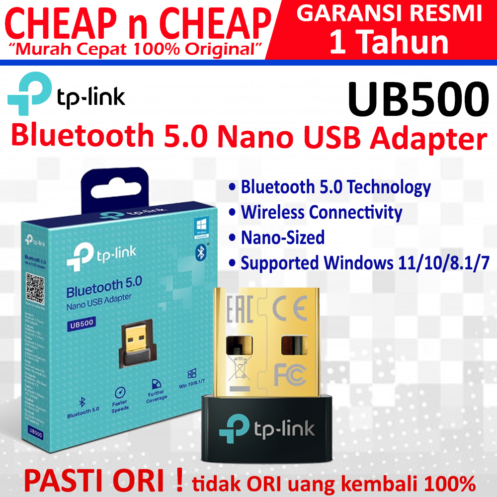 Jual TP-Link UB500 USB Adapter Bluetooth 5.0 TPLink UB 500 Adaptor ...