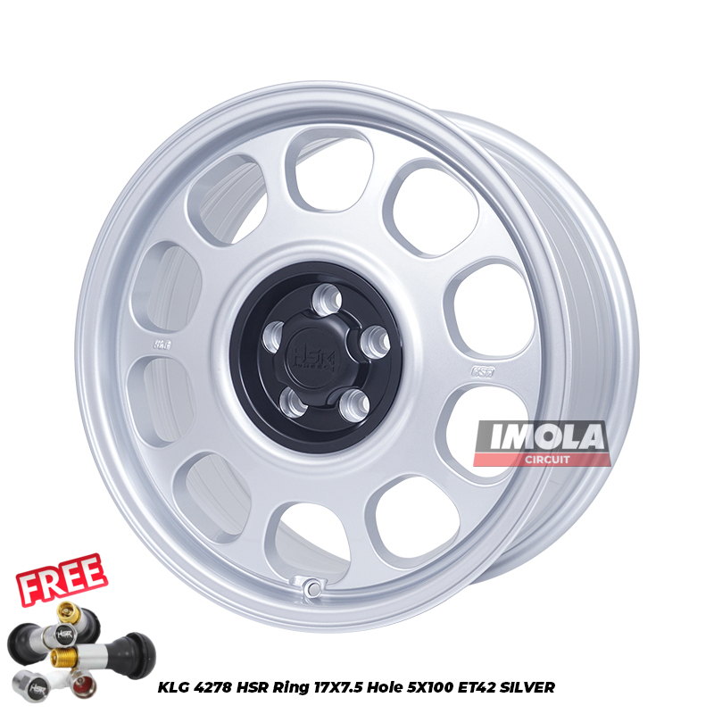 Jual Velg Mobil R17 HSR Wheel Velg Ring 17 Model Kaleng PCD 5X100 Sienta Altis New VW Polo ...