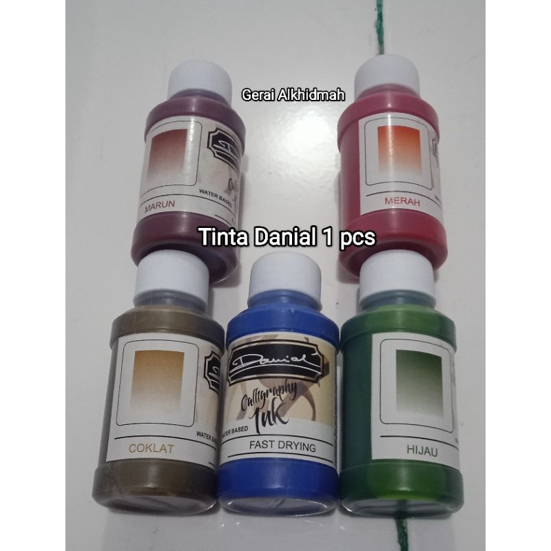 Jual Tinta Danial, Tinta Warna, Tinta Kaligrafi 1 biji | Shopee Indonesia