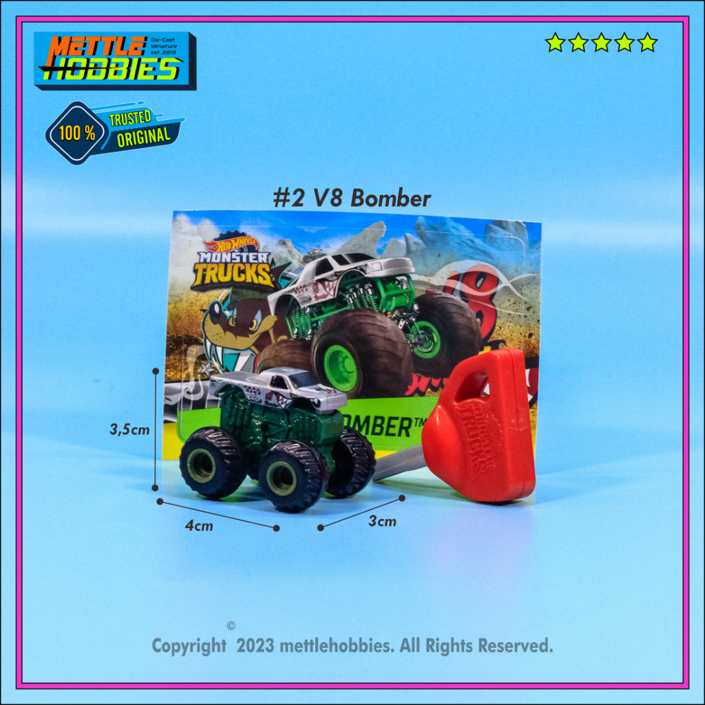 Jual Hot Wheels Monster Jam Mini Trucks Bone Shaker, Dairy Delivery ...