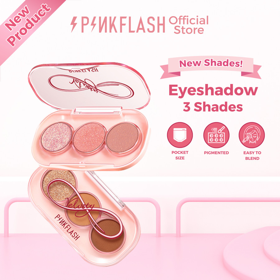 Jual PINKFLASH PINK FLASH 3 Pan Eyeshadow PF-E23 | Shopee Indonesia