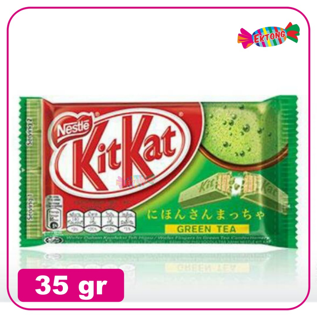 Jual KIT KAT GREEN TEA 4F 35GR | Shopee Indonesia