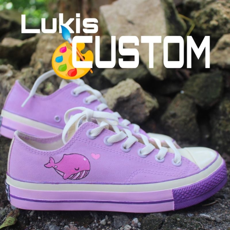 Jual Sepatu lukis custom | Shopee Indonesia