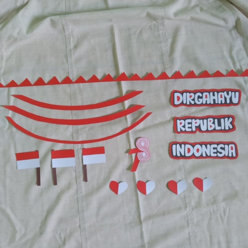 Jual HIASAN MADING TEMA 17 AGUSTUS Part 1 | Shopee Indonesia