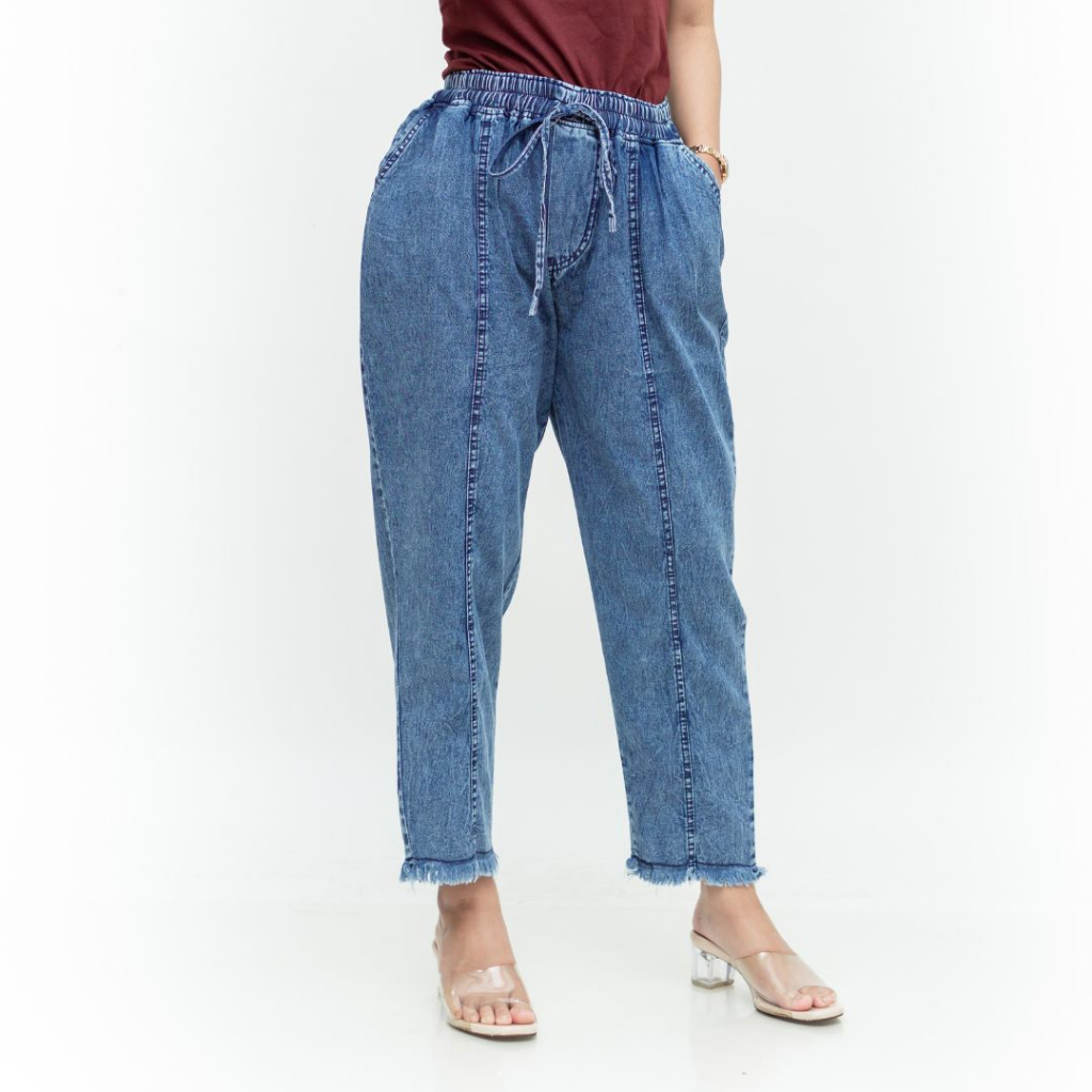 Jual MOLDING - Baggy Jeans Panjang Model rawis Warna Snow Blue Ukuran ...