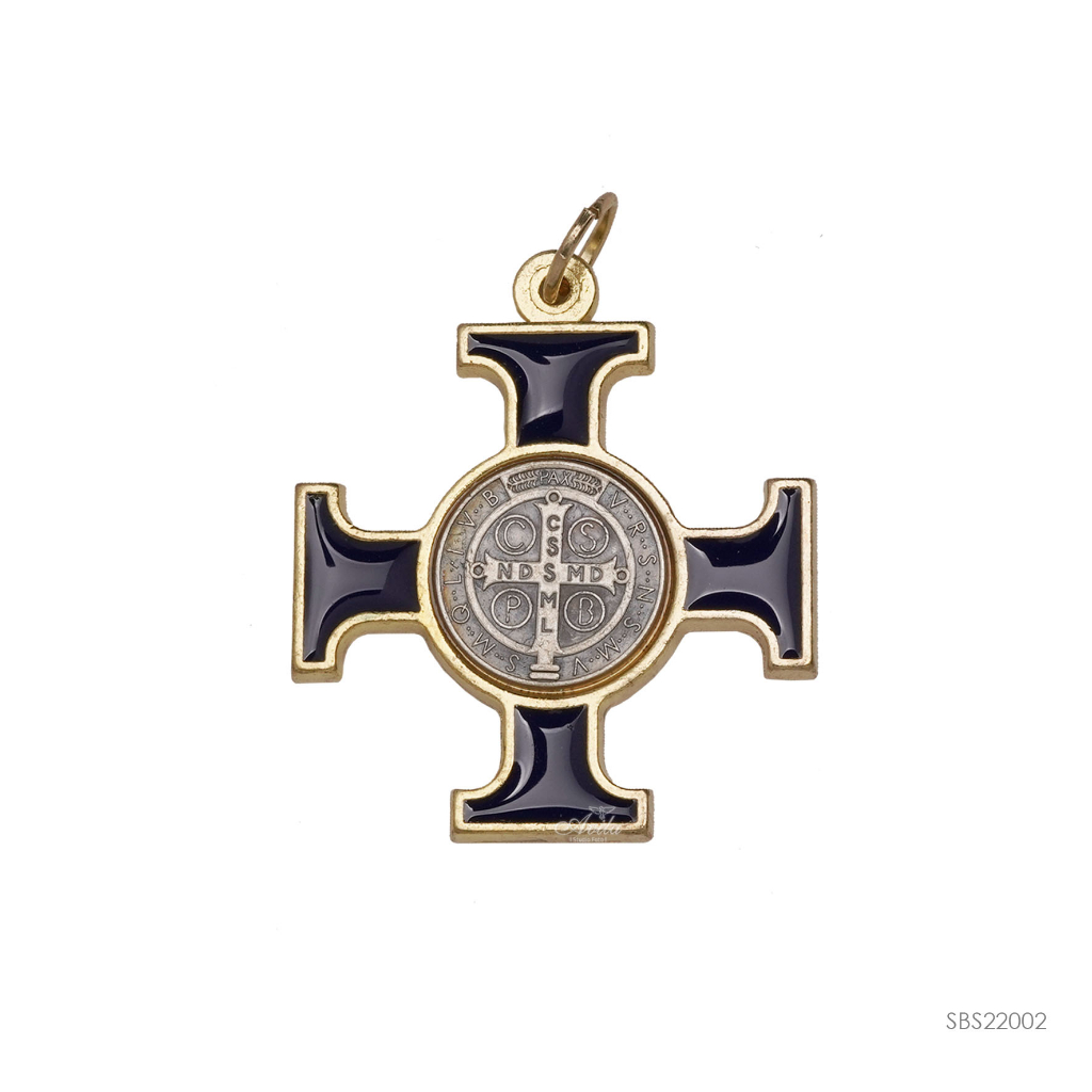 Jual Salib Bandul Benedictus Celtic Enamel Toko Katolik | Shopee Indonesia