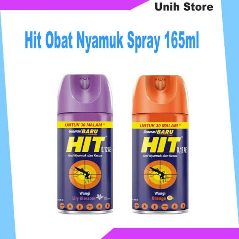 Jual Hit aerosol 165ml orange & lily blossom | Shopee Indonesia