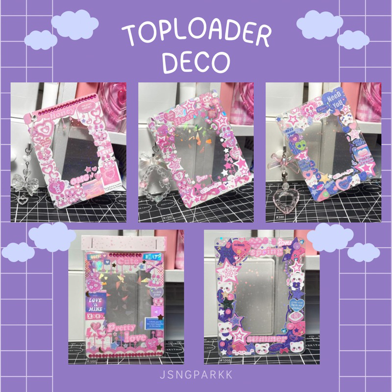 Jual Toploader Deco Sticker Photocard PC Top Loader | Shopee Indonesia