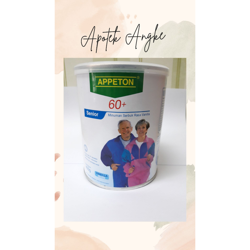 Jual Appeton 60 Plus Rasa Vanilla 400 g | Shopee Indonesia