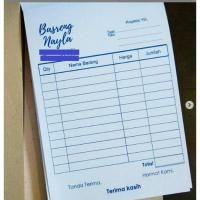 Jual Custom Nota Invoice / Bon Toko/ Surat Jalan /Tanda terima Custom ...