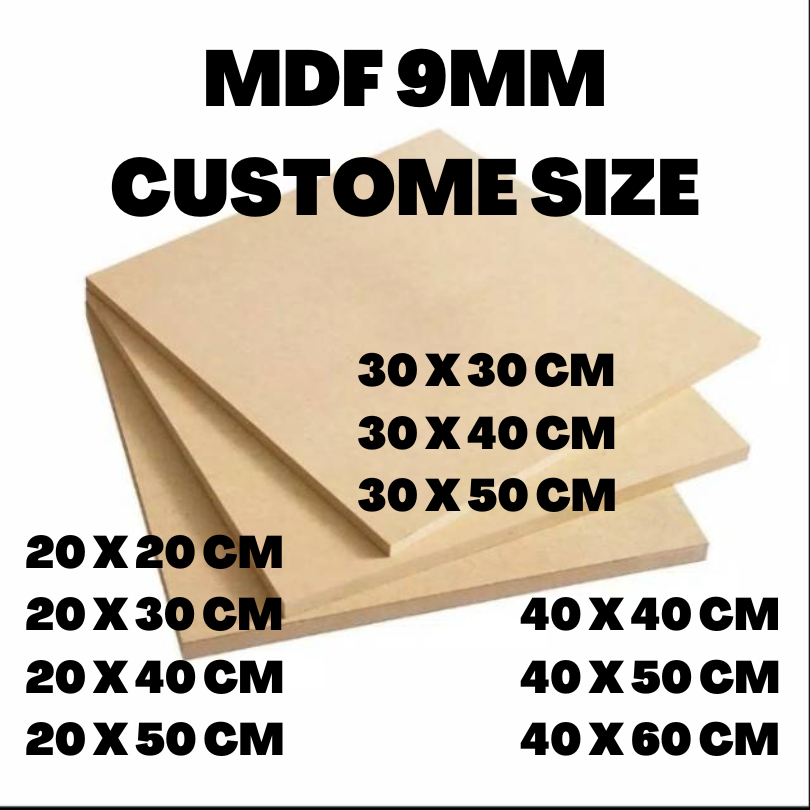 Jual MDF Board / Papan MDF 9 mm CUSTOM UKURAN | Shopee Indonesia