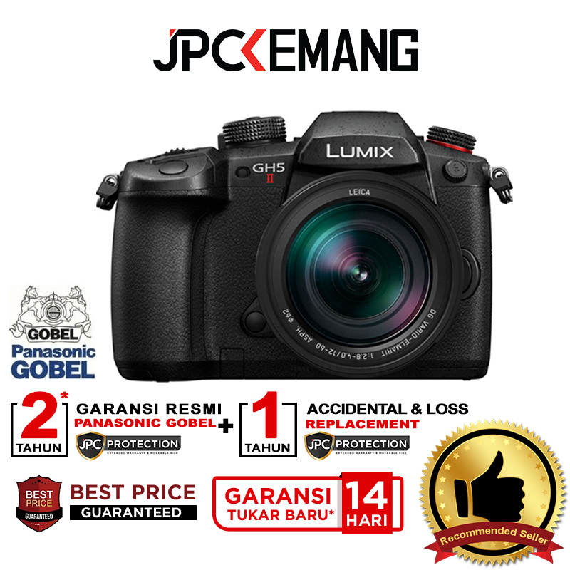 Jual Panasonic Lumix GH5 II Kit 12-60mm DC-GH5 Mark 2 12-60 mm Garansi Resmi | Shopee Indonesia
