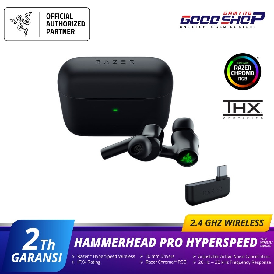 Jual Razer Hammerhead Pro HyperSpeed - True Wireless Gaming Earbuds ...