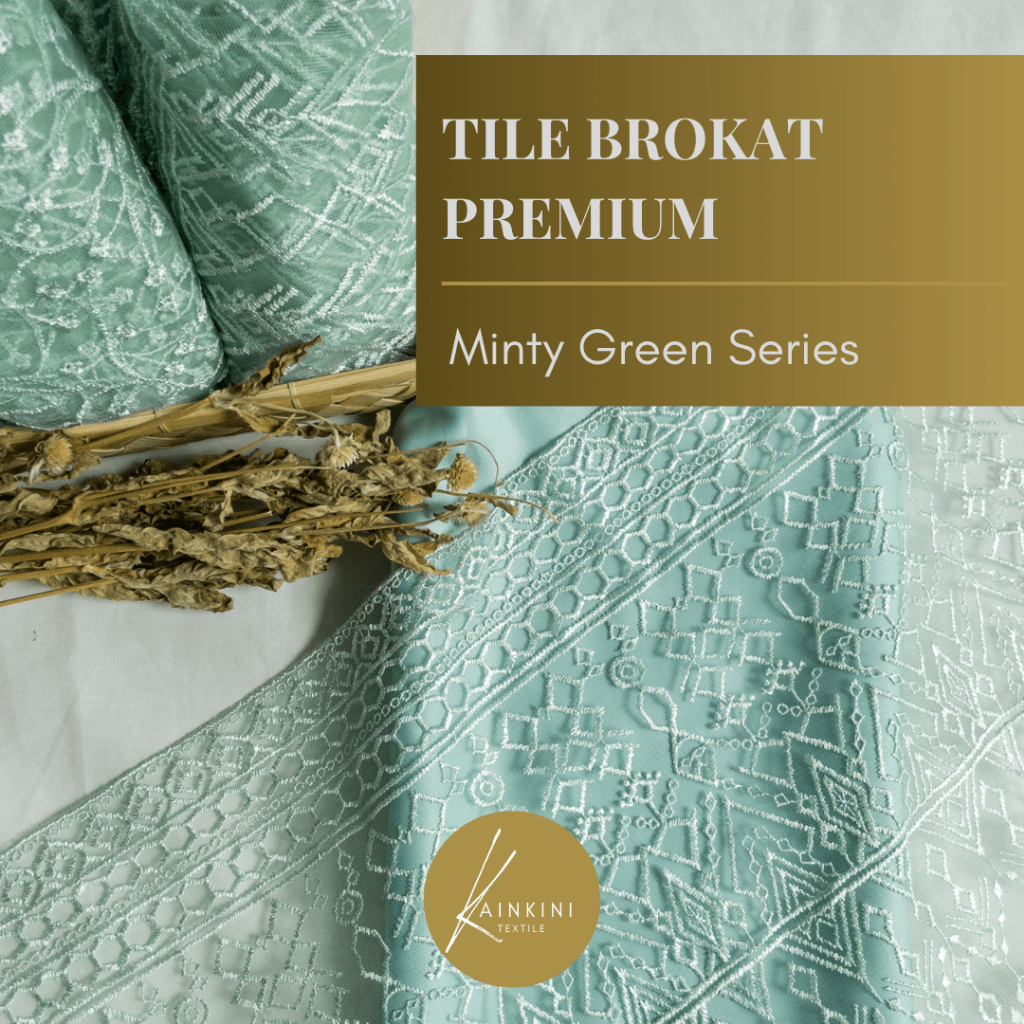 Jual Kain Brokat Kebaya Premium/ Tile Brukat Prancis (½ meter) by ...