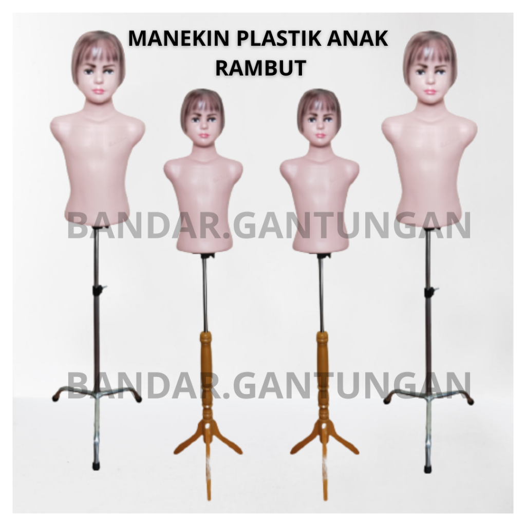 Jual Patung Manekin ADA RAMBUT Torso Anak Cewek/ Patung Setengah Badan ...