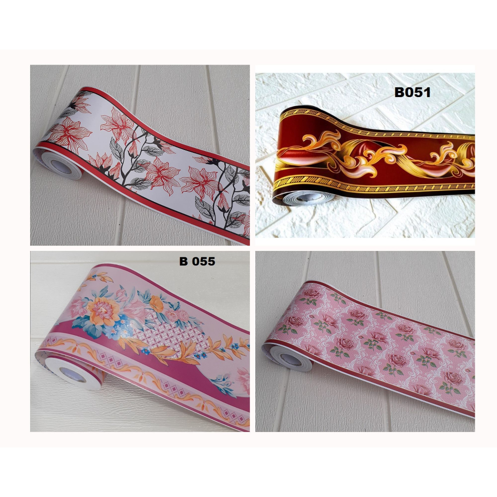 Jual Wallpaper Border List Border Ukuran 10cm X 10m | Shopee Indonesia