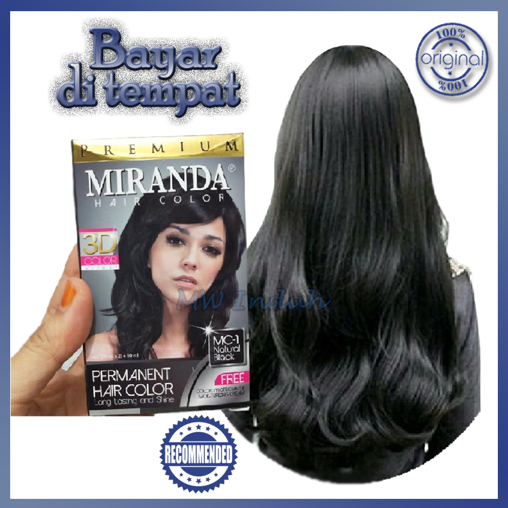Jual Cat Rambut Miranda Original BPOM Semir Rambut Yang Bagus Permanen ...