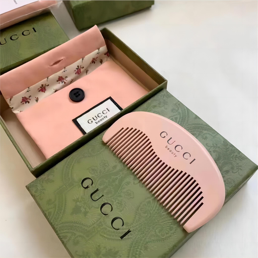 Jual Gucci Wooden Comb/ Hair comb/ Sisir/ GUCCI Set Gift Box/ Packing ...