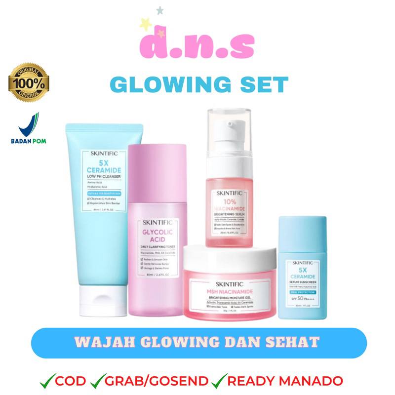 Jual MANADO SKINTIFIC GLOWING SET | Shopee Indonesia