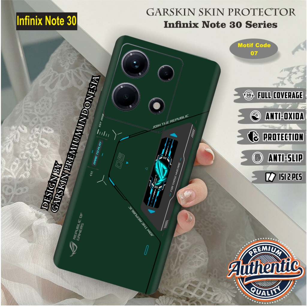 Jual COD Garskin Protector INFINIX Note 30 Series Motif Keren 06-10 ...