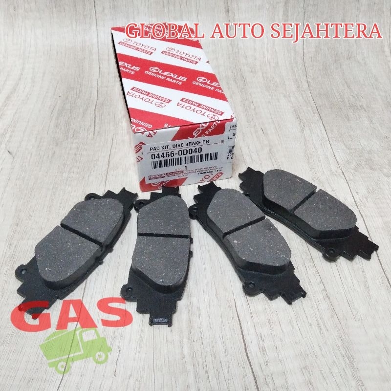 Jual 04466-0D040 Kampas Rem Belakang Toyota Sienta / Brake Pad Rear ...
