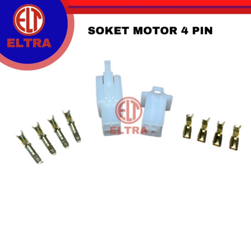Jual Soket socket motor 2 3 4 6 9 pin + isi skun konektor kabel motor ...