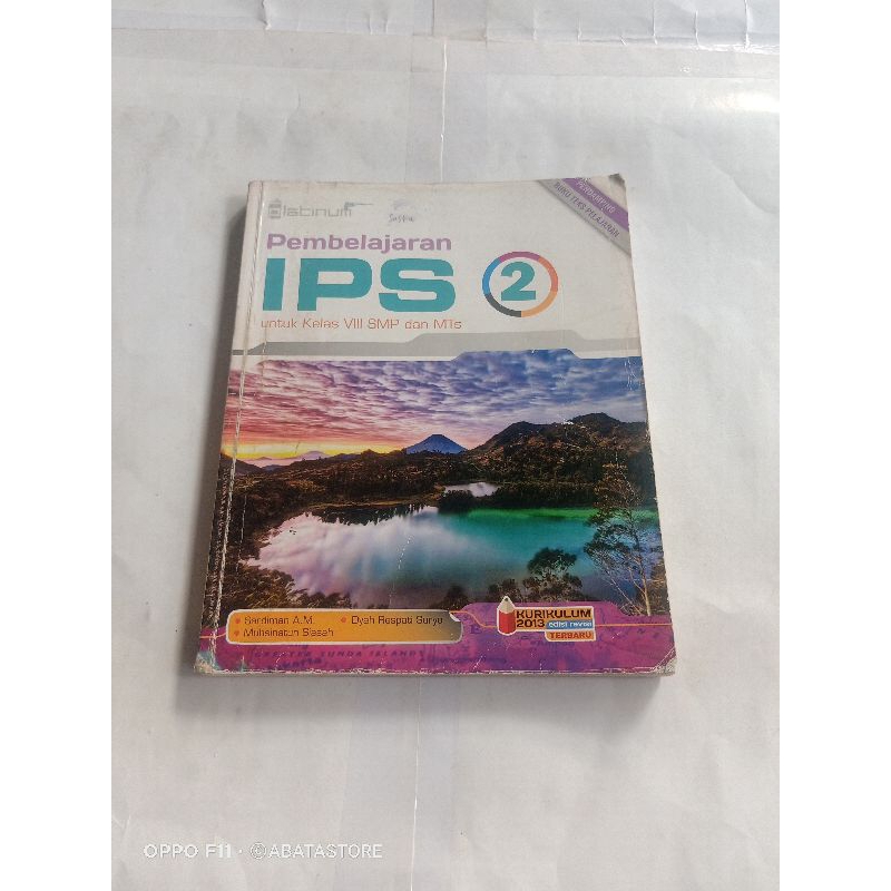 Jual BUKU PEMBELAJARAN IPS SMP MTS KLS VIII K13 SARDIMAN 2018 | Shopee ...