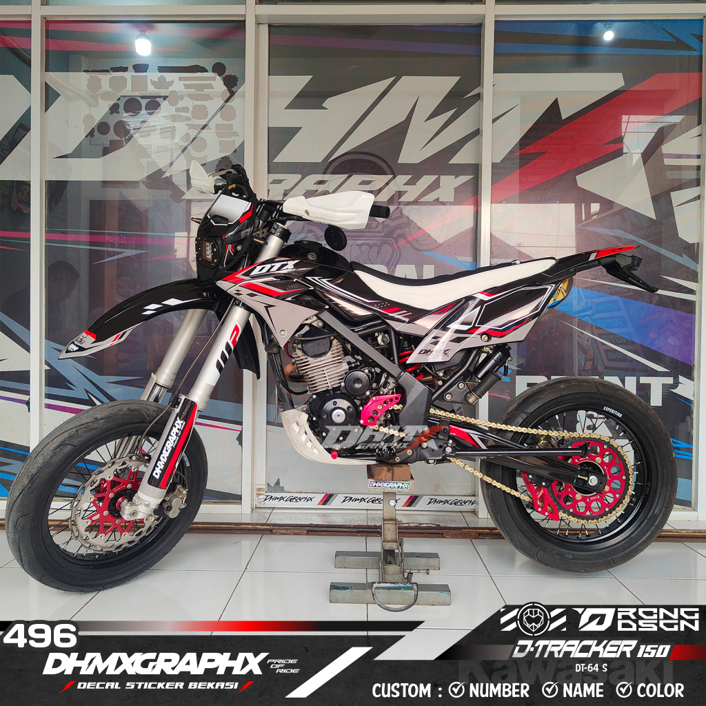 Jual DHMX Decal Sticker D Tracker D-Tracker 150 (DT-64 S) | Shopee Indonesia