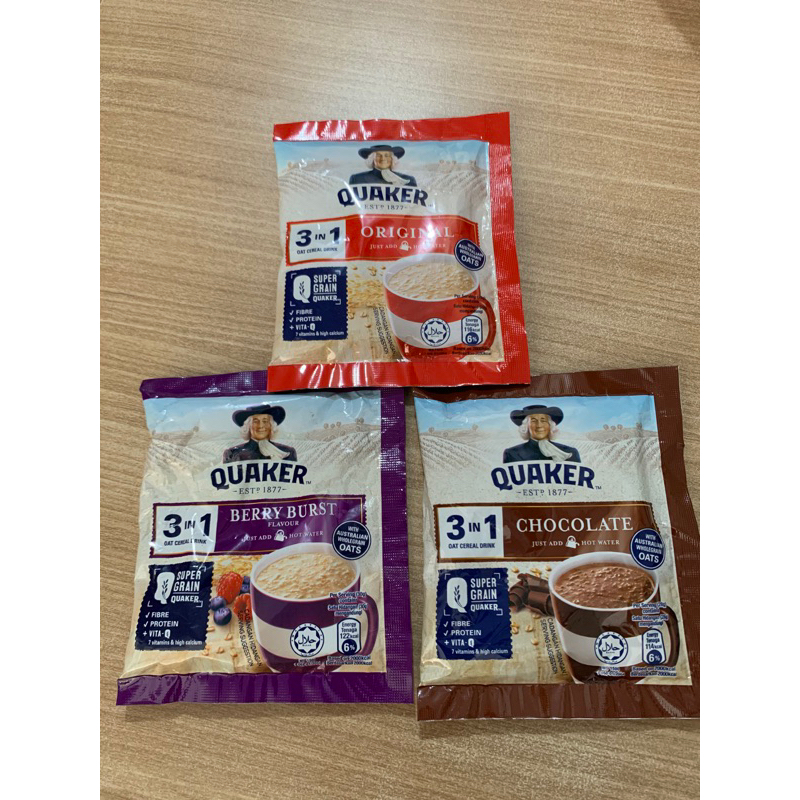 Jual Quaker Malaysia 3in1 Original Berry Burst Chocolate Sachet ...