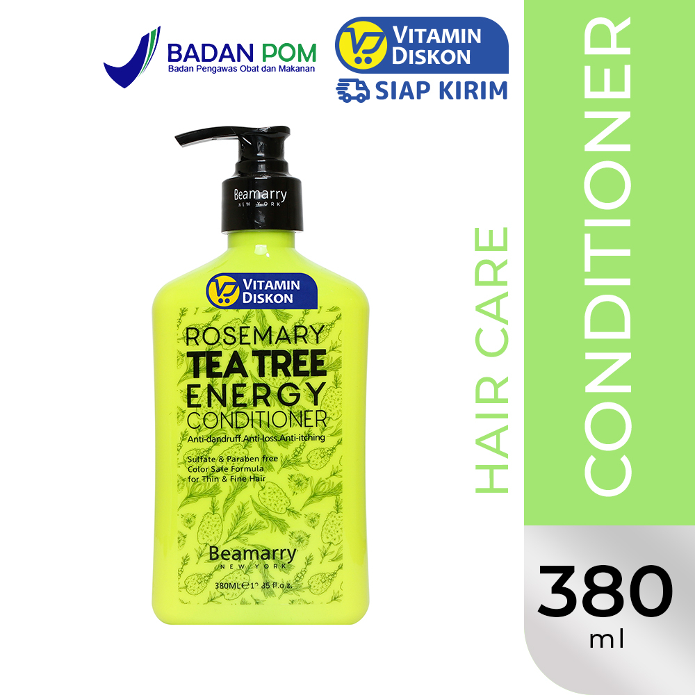 Jual BEAMARRY CONDITIONER ROSEMARY KERATIN TEA-TREE 380ML | Shopee ...