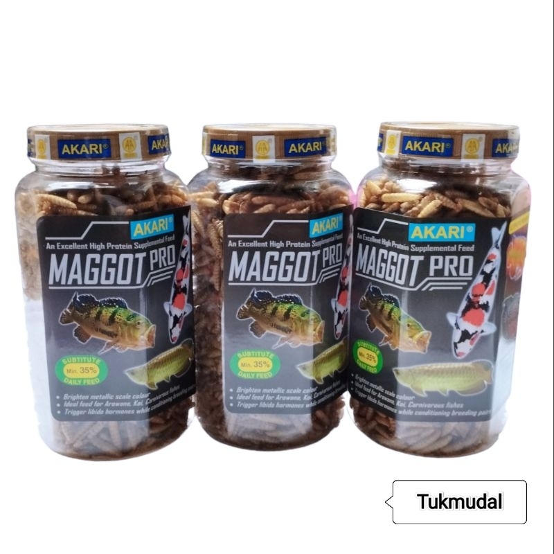 Jual Akari Maggot Pro Maggot Kering 130gram | Shopee Indonesia